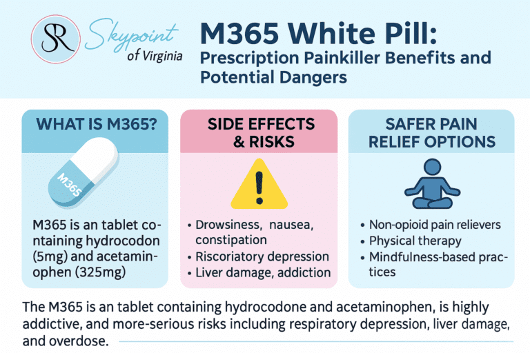 M365 White Pill: Prescription Painkiller Benefits and Potential Dangers